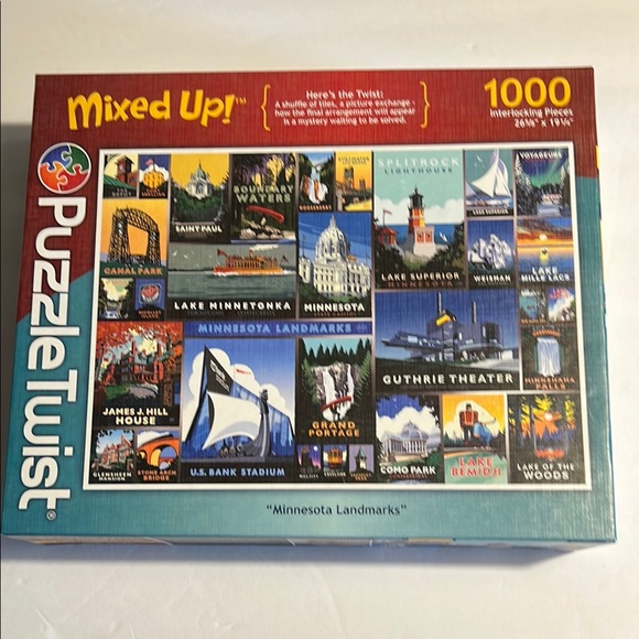 Toys | Minnesota Landmarks Jigsaw Puzzle 100 Pieces | Poshmark